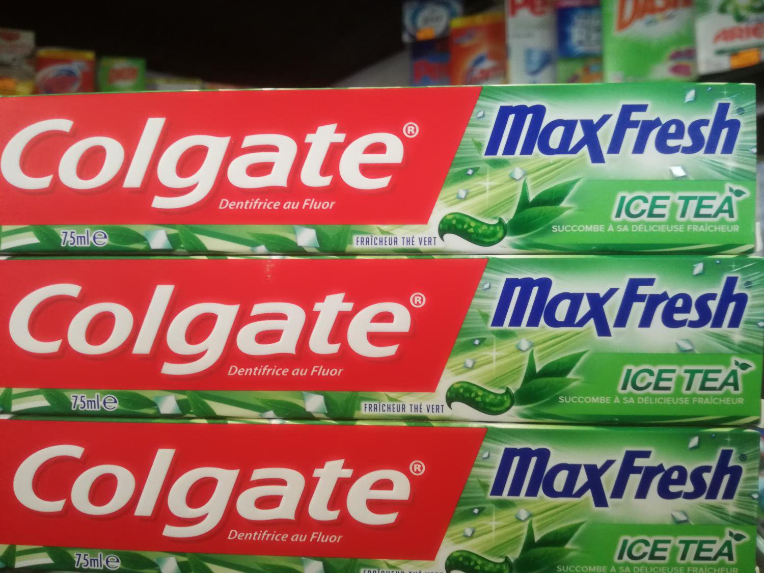 Colgate Max Fresh ICE TEA 75ml : Farladonie - Drogerie, cukrovinky ...